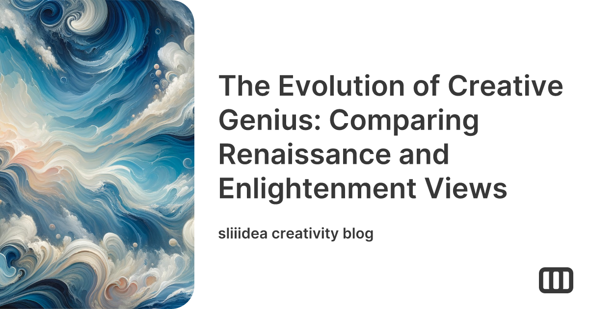 Evolution of Creative Genius: Renaissance vs Enlightenment | Creativity ...